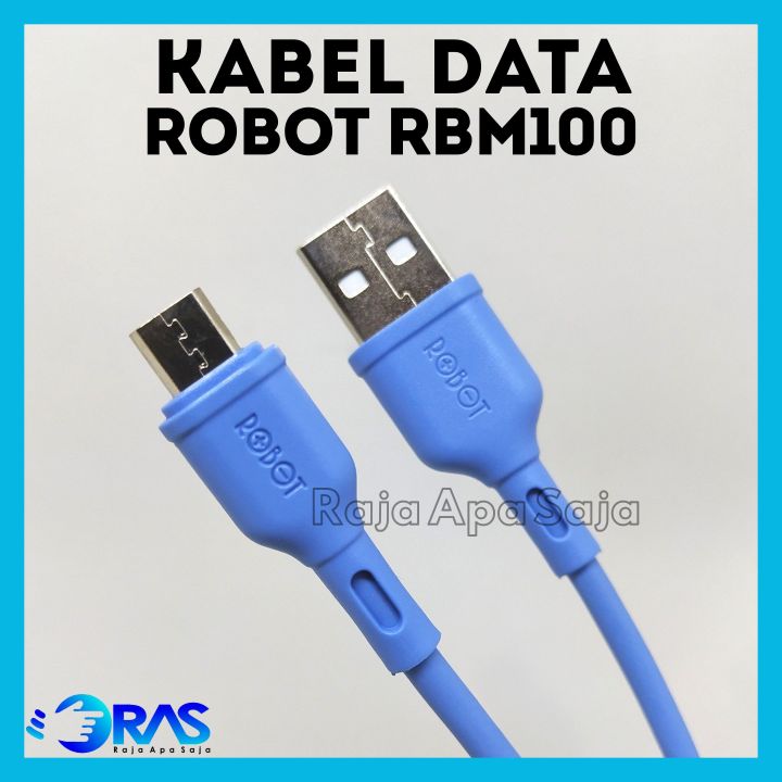 Kabel Data Robot Micro USB RBM100 - Kabel Charger Kabel Casan Data ...