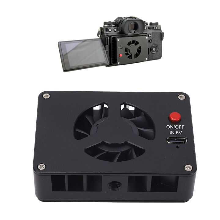 Camera Cooling Fan Semiconductor Camera Radiator Fan Type C Interface ...