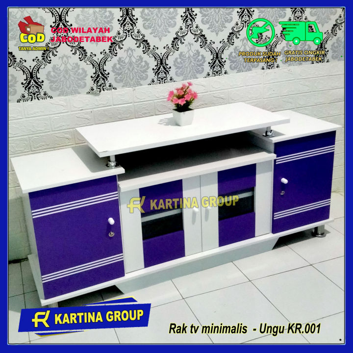 Meja tv led 32 / 43 inch Rak minimalis modern murah Terbaru Bufet ...