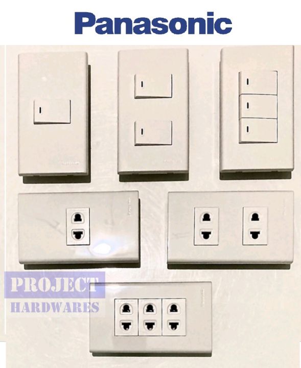PANASONIC Switch & Convenience Power Outlet Devices Wide Series | Lazada PH