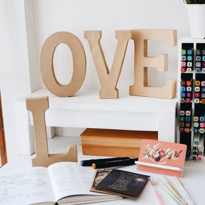 Papemelroti Serif Kraft Letters and Numbers | DIY | Arts & Crafts ...