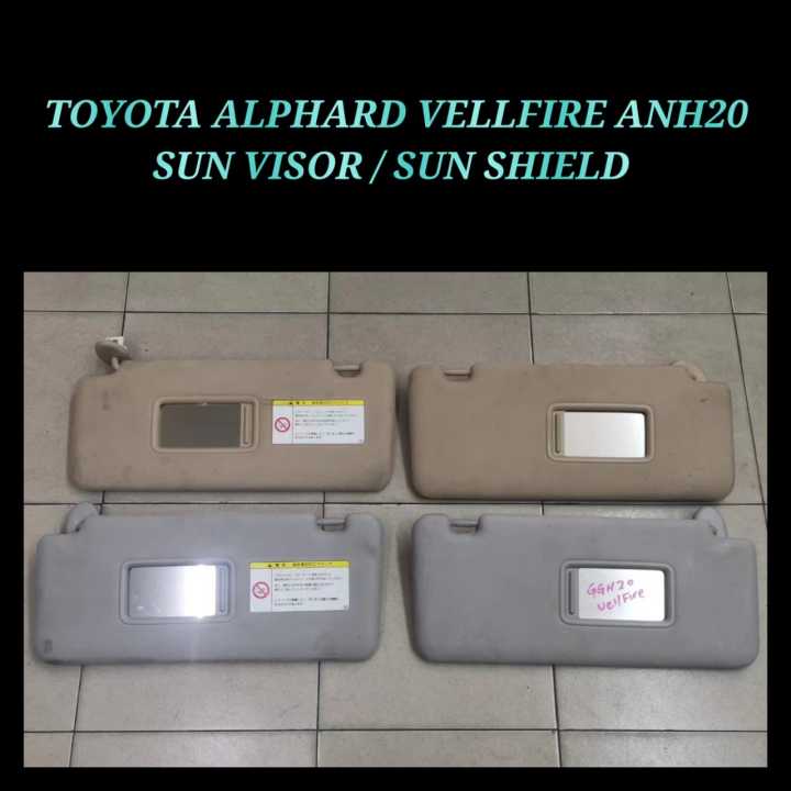 🇯🇵🇯🇵 Sun Visor Toyota Alphard Vellfire ANH20 GGH20 2008 - 2015 Sunvisor ...