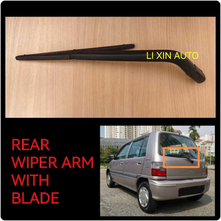 PERODUA KANCIL REAR WIPER ARM WITH BLADE | Lazada