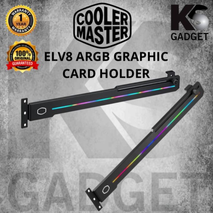 Cooler Master ELV8 3-Pin Addressable RGB Graphics Card Holder ARGB ...