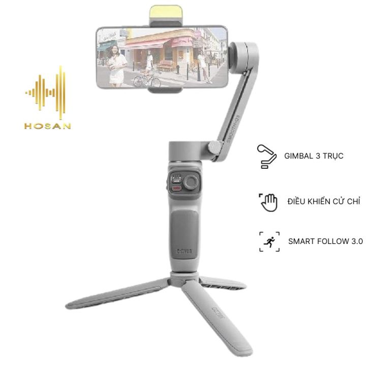 Combo Gimbal Zhiyun Smooth Q3 - tay cầm chống rung cho điện thoại - gimbal 3 trục, tích hợp đèn ...