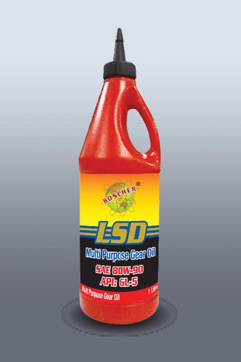 Boscher LSD Gear Oil SAE 80W-90 Manual Transmission Fluid API GL-5 - 1 ...