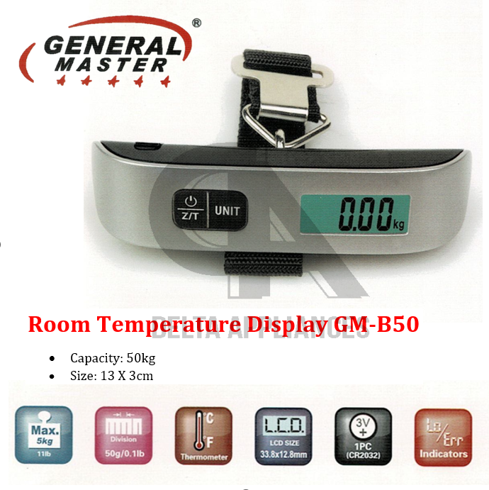 General Master GM B50 Electronic Luggage Scale | Lazada PH
