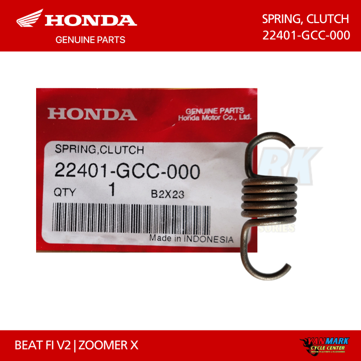 ORIGINAL HONDA - SPRING, CLUTCH - BEAT FI V2 | ZOOMER X - 22401-GCC-000 ...
