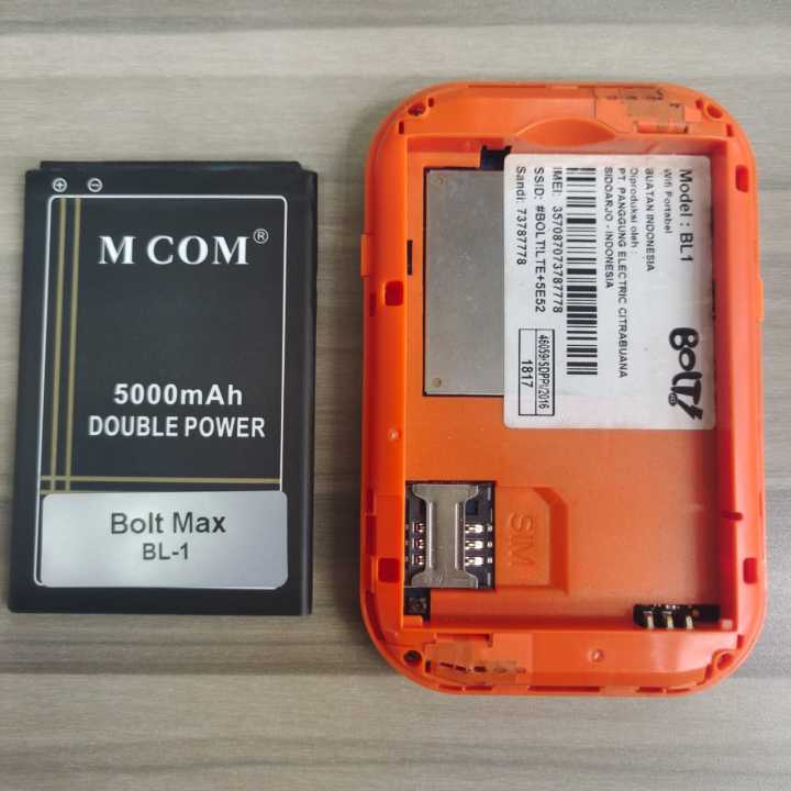 MS Battery Batere Batre Baterai Double Power Mcom BOLT MAX BL-1 | Lazada Indonesia