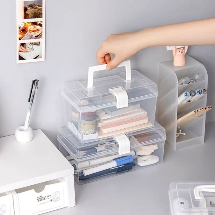 DETFRG Large Capacity Storage Box Transparent Waterproof Storage Case ...