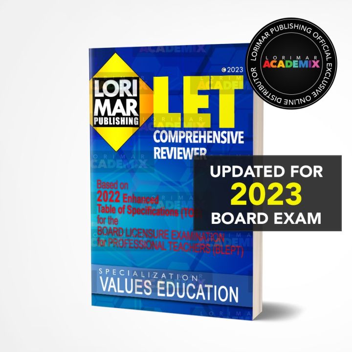 [legit] LET REVIEWER 2023 - VALUES Education | Lazada PH
