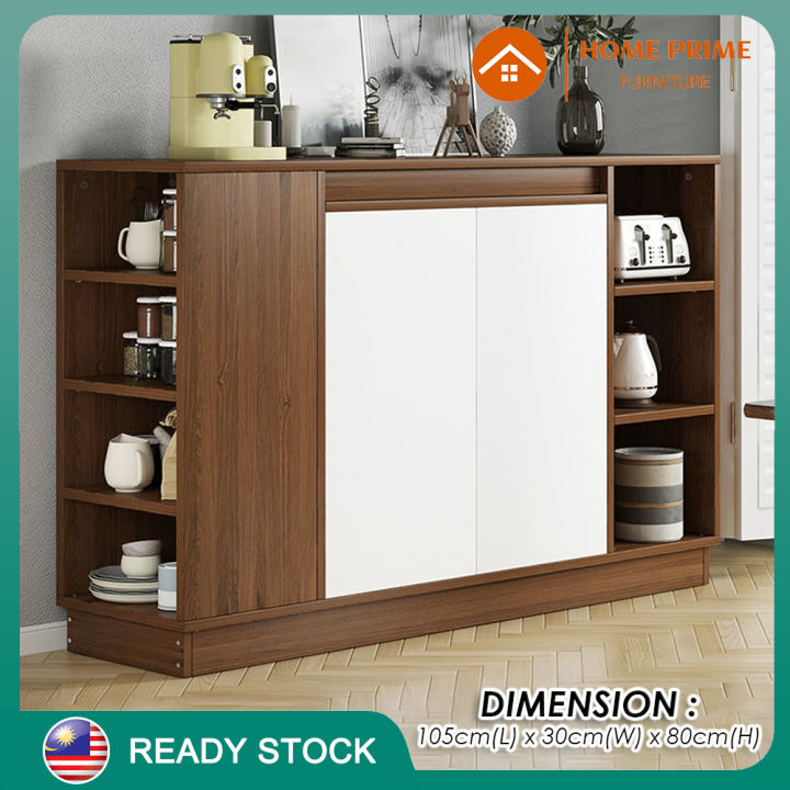 HOME PRIME HP056 Kitchen Cabinet with Doors & Big Storage Modern Style ...