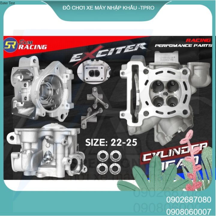 Bộ Đầu Bò Qui Lat Super Head Sum Racing Gắn Exciter 150 | Lazada.vn