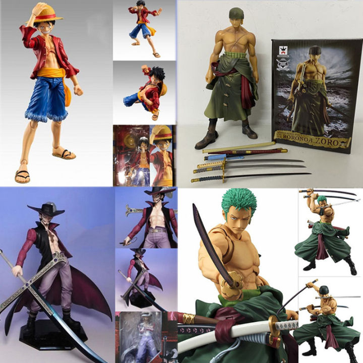 SH Roronoa Zoro Trafalgar Law Sabo Dracule Mihawk Monkey D Luffy Action ...