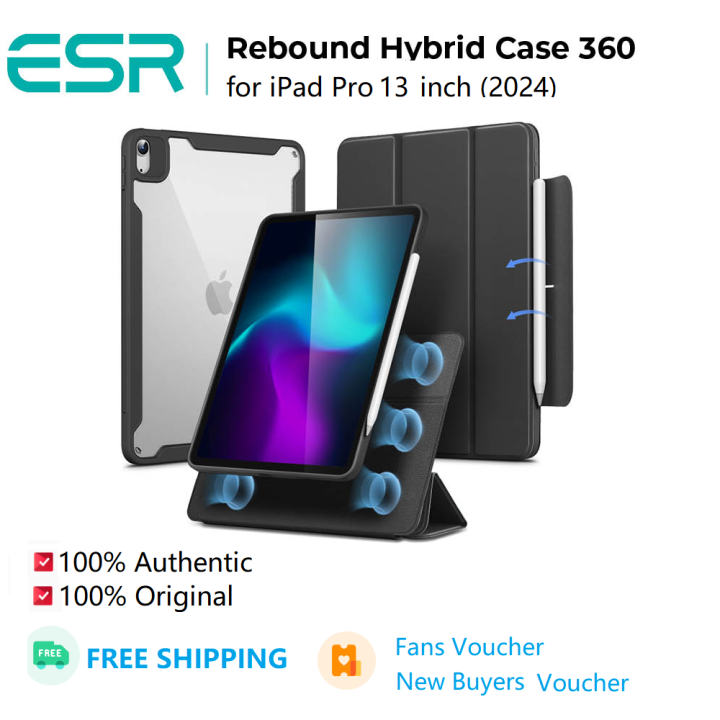 ESR iPad Pro 13 (2024) Rebound Hybrid Case 360 | 100% Original | Lazada PH