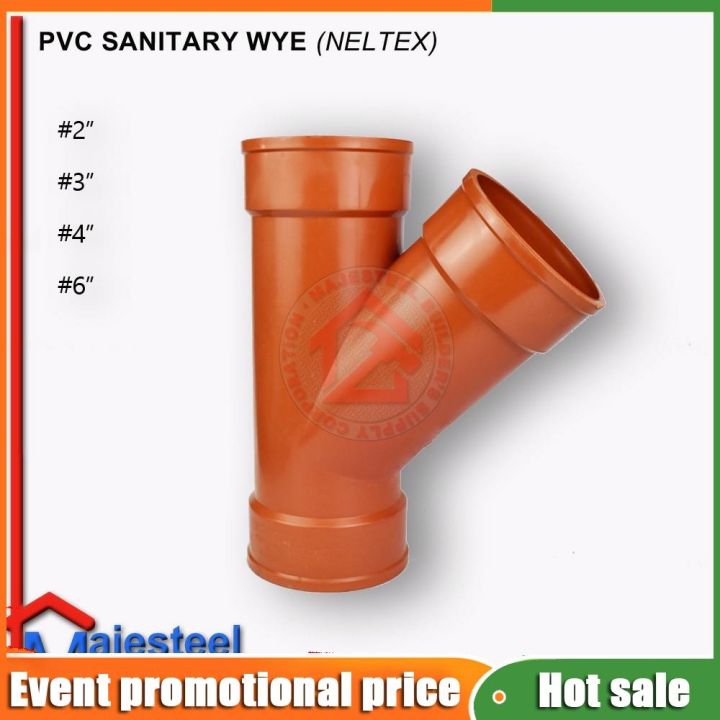 NELTEX PVC Sanitary Pipe Fittings WYE (2''3''4'') - sold per piece ...