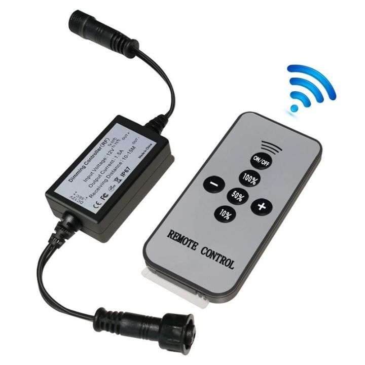 Remote Controller DC5-24V 15W Wireless Single Color Dimmer for ...