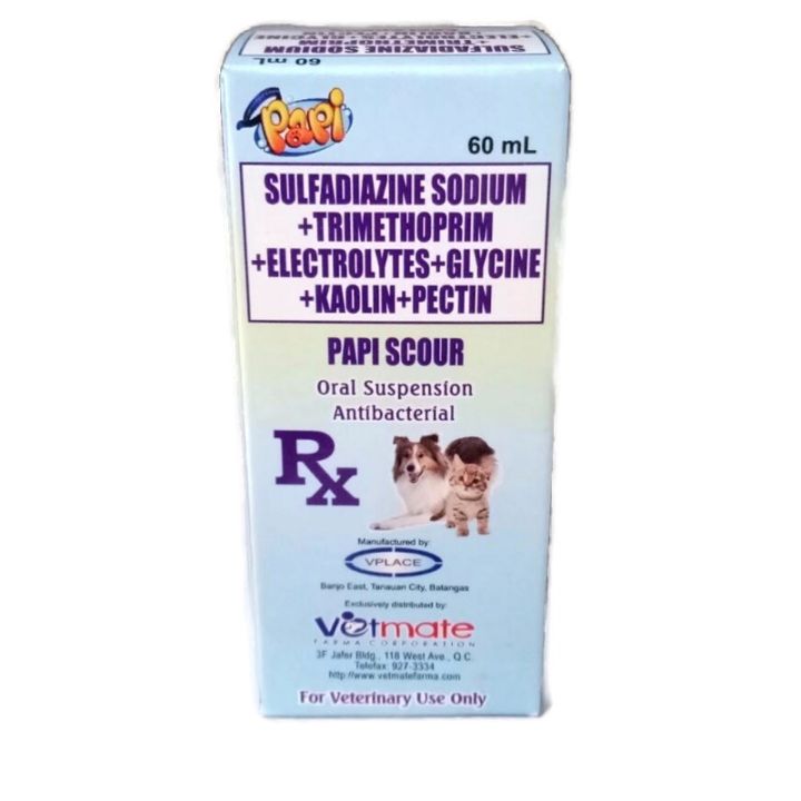 Papi Scour Anti Diarrhea for Pets 60ml | Lazada PH