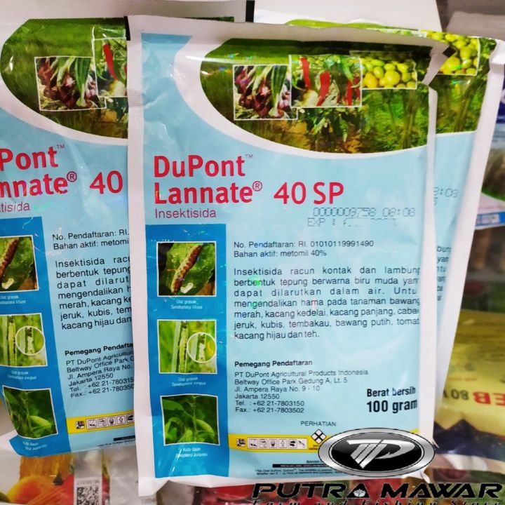 Insektisida dupont Lannate 40SP 100 gr Obat Semprot Pembasmi Dan ...
