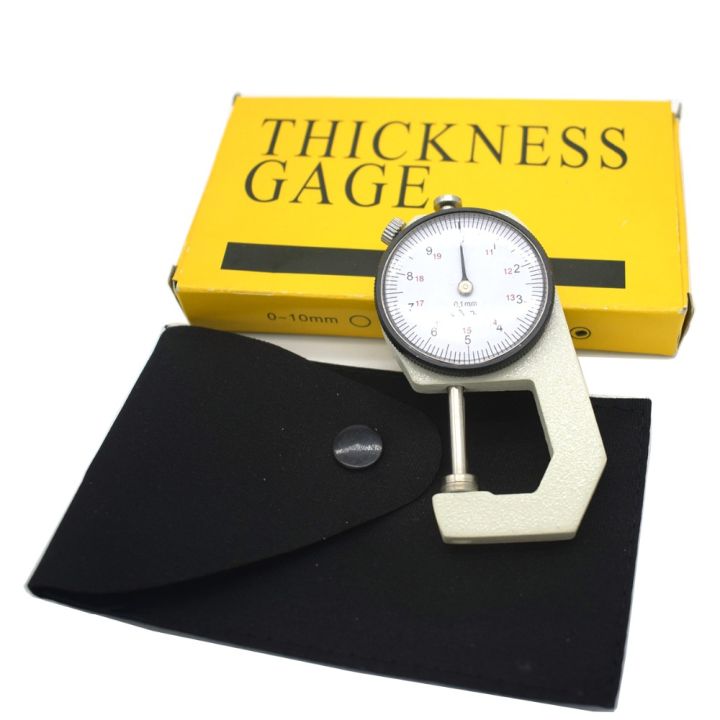 Locking Thickness Gauge Sheet Metal Leather 0 to 20mm Dial Thickness ...