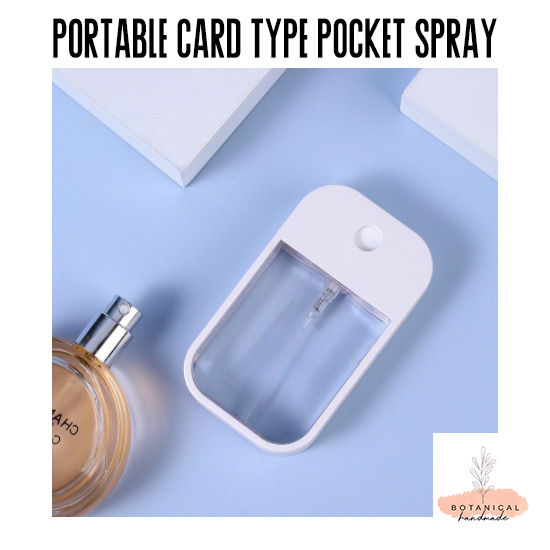 Portable Card Type Pocket Spray Bottle Fine Mist Perfume Alcohol ...