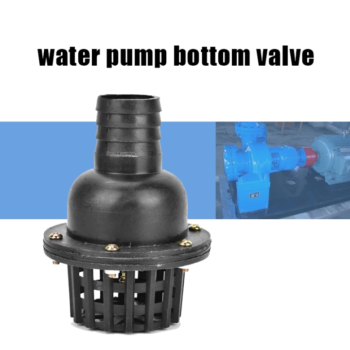 Water Pump Foot Valve Black PVC Low Pressure Flat Check 2" Inches Fit ...
