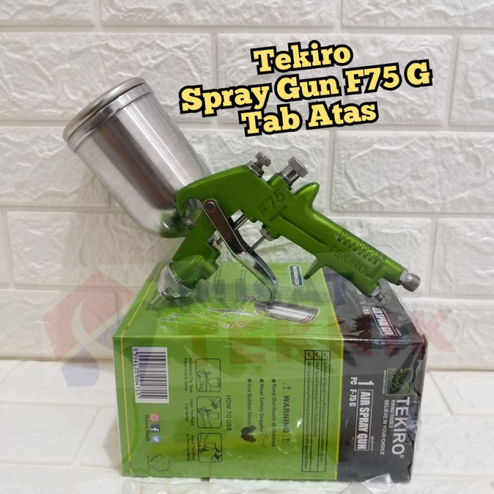 SPRAY GUN TEKIRO F75G / SPRAY GUN TEKIRO TABUNG ATAS / SPED CAT TEKIRO ...