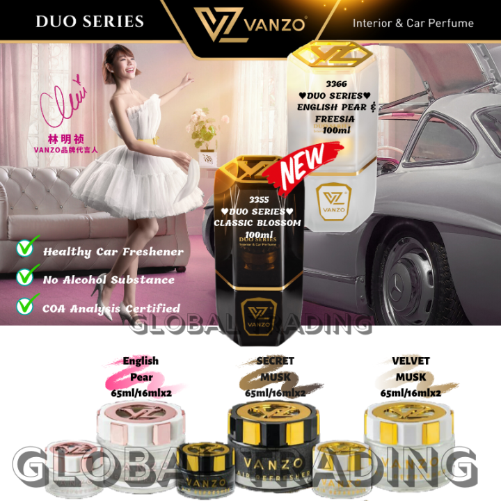 VANZO 100% No Chemical Car Air Freshener / Duo Series Perfume for ...