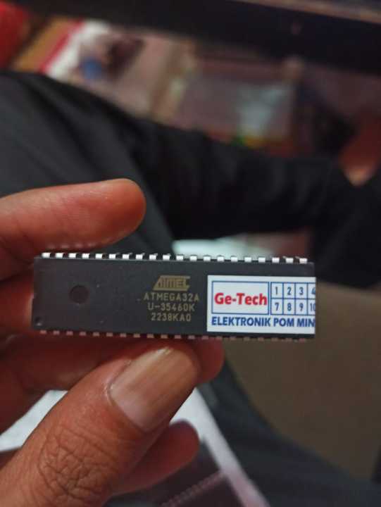 Ic original atmega 32A Program pom mini digital versi 3.2 edit Nama ...