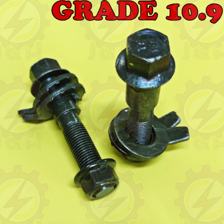 🌟1SET PRICE🌟GR10.9 HEAVY DUTY CAMBER BOLT / CAMBER ALIGNMENT SCREW FOR ...
