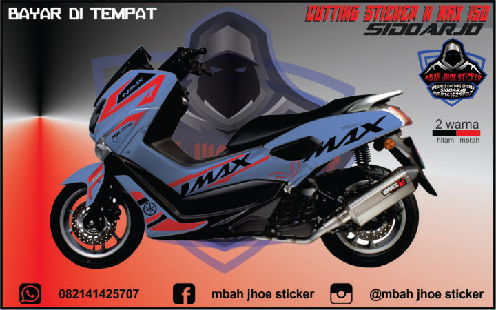 Sticker cutting NMAX OLD (free sticker nama) | Lazada Indonesia