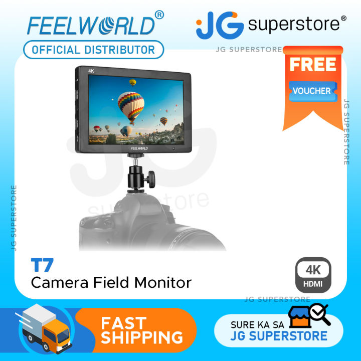 Feelworld T7 7 Inch IPS 4K HDMI Camera Field Monitor Video Assist Full ...