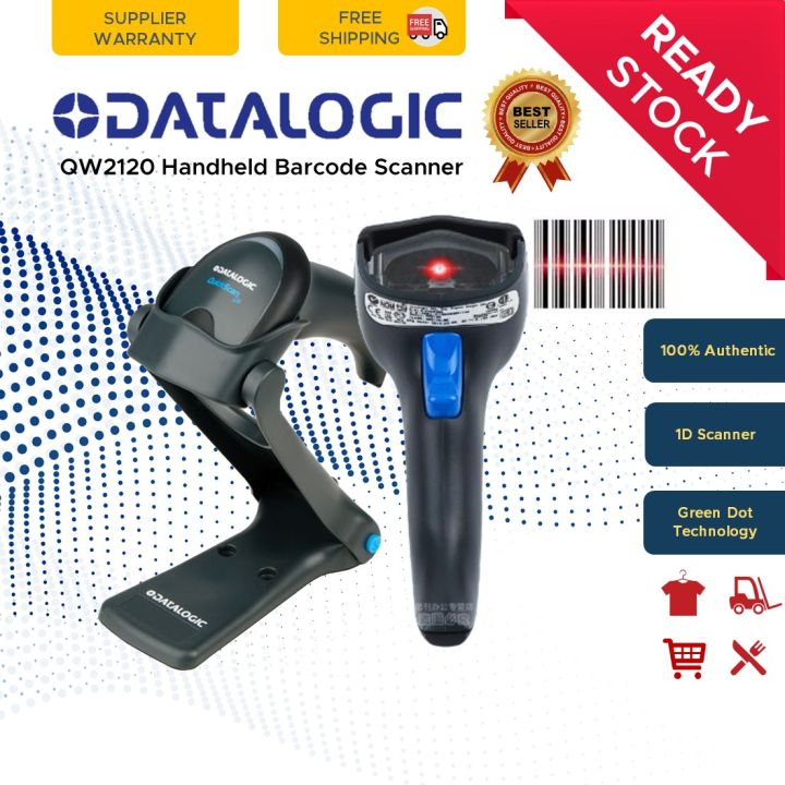 Datalogic QW2120 Barcode Scanner with Green Spot Tech (1D Barcodes ...