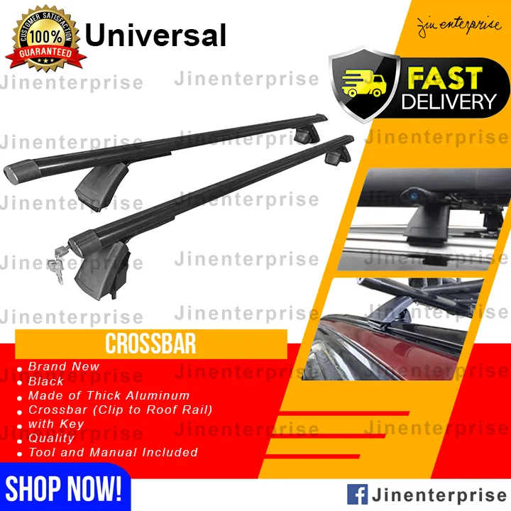 UNIVERSAL CROSSBAR CLIP TYPE With KEY | Lazada PH