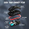 Chuột Silent Gaming Atas F30 Không dây Bluetooth - 3 MODE - Pin sạc ...