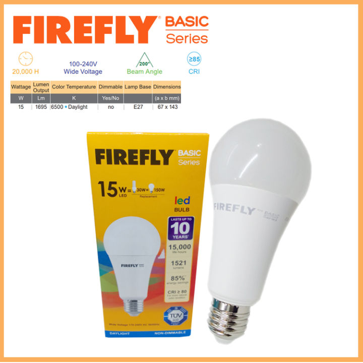 Firefly Led Bulb DAYLIGHT Lasts up to 2x longer than other LED bulbs ...