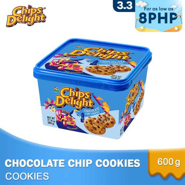 Chips Delight Chocolate Chip Cookies Tub 600g | Lazada PH