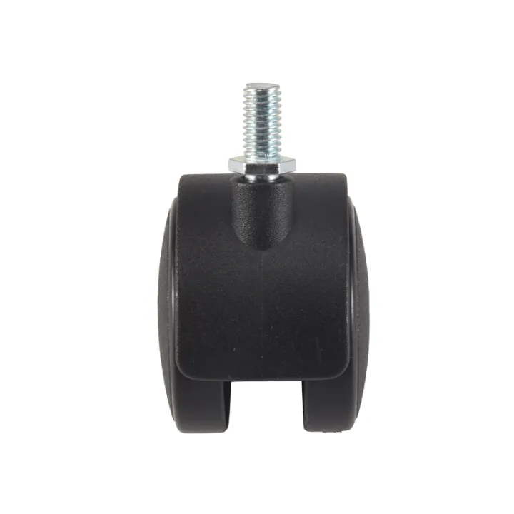 Furniture Swivel Locking Caster 8mm Screw Stem 2-inch Dia Wheel Black ...