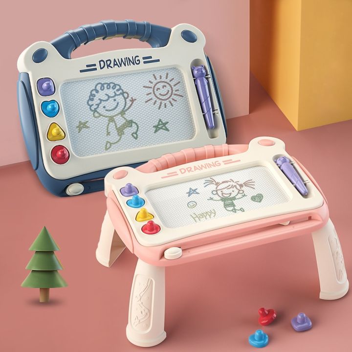 Children Magnetic Drawing Board Erasable Color Graffiti Board Early ...
