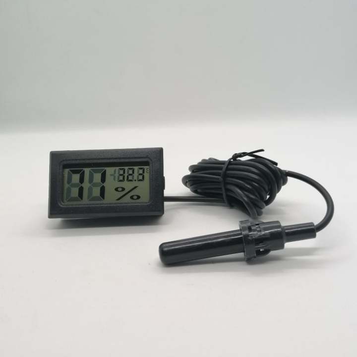 DIGITAL THERMO-HYGROMETER WITH PROBE AND BATTERY | Lazada PH