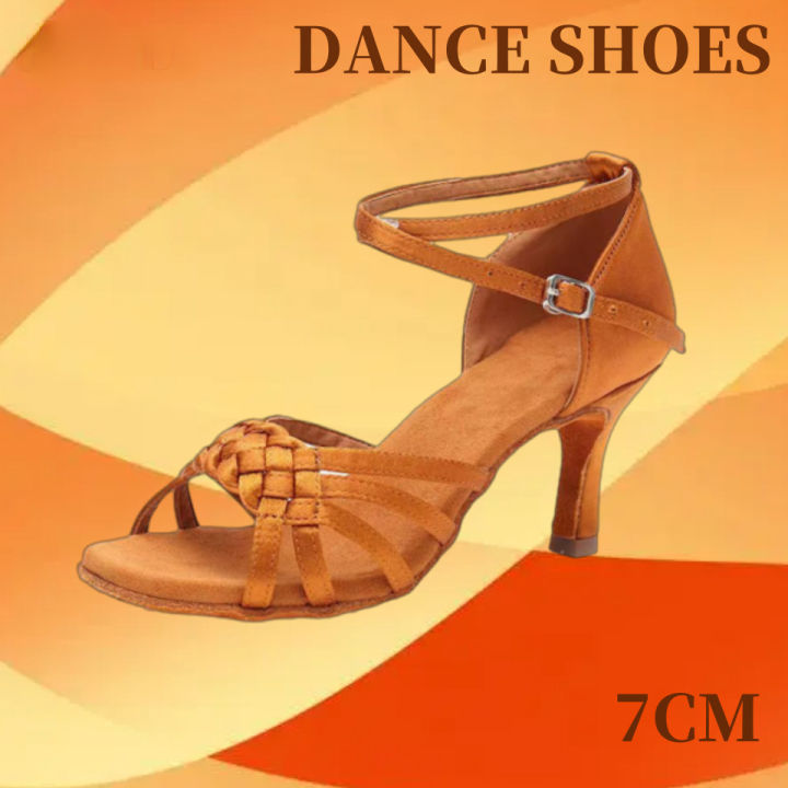 【COD】High Heel 7CM Professional Dancing Shoes Women Fashion Ladies ...