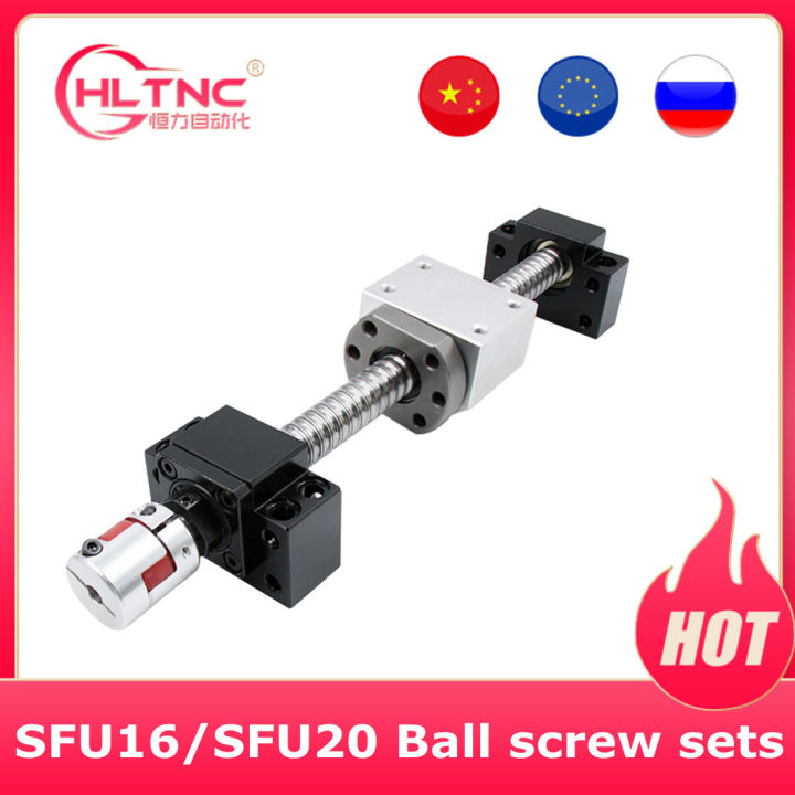 ชุดแกนหมุนบอลสกรูสำหรับ SFU2005 SFU1605โมดูลปรับแต่ง CNC ชุดแกนหมุนสกรูบอลและชุดอุปกรณ์มอเตอร์ ...