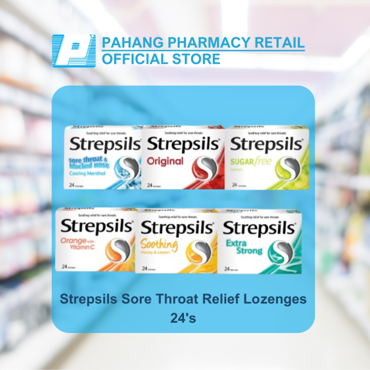 Strepsils Sore Throat Relief Lozenges 24's | Lazada