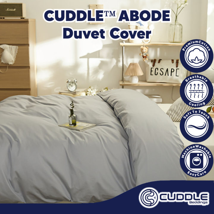 Cuddle™ ABODE Premium Cotton Quilt Cover/ Luxurious Hotel Duvet Cover ...