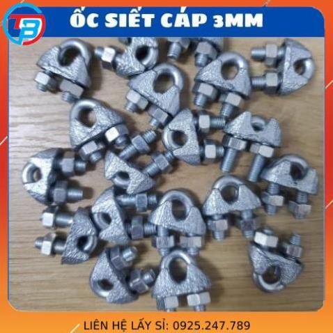 [Khóa cáp] Ốc Siết Cáp 3ly Cóc Kẹp Cáp - Kim khí Thái bình vina | Lazada.vn