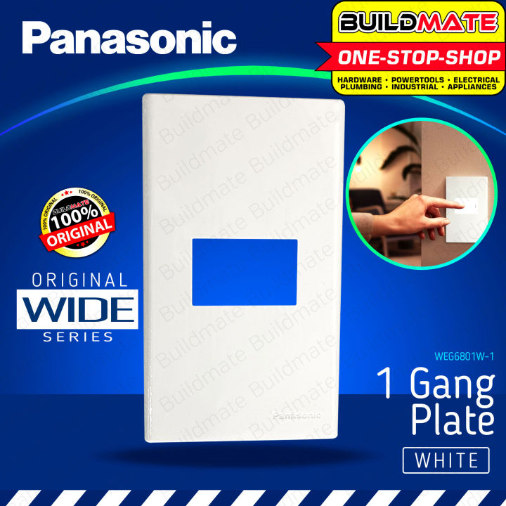 PANASONIC Original Wide Series 1 Gang Plate White WEG6801W-1 ...
