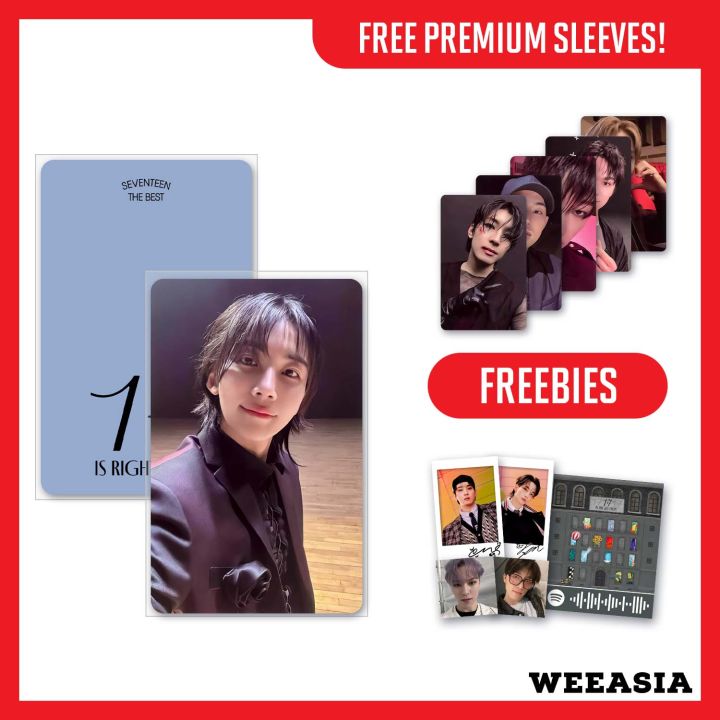 SEVENTEEN 17 IS RIGHT HERE WEVERSE LUCKY DRAW LOMO CARDS PHOTOCARDS with FREEBIES | WEEASIA ver ...