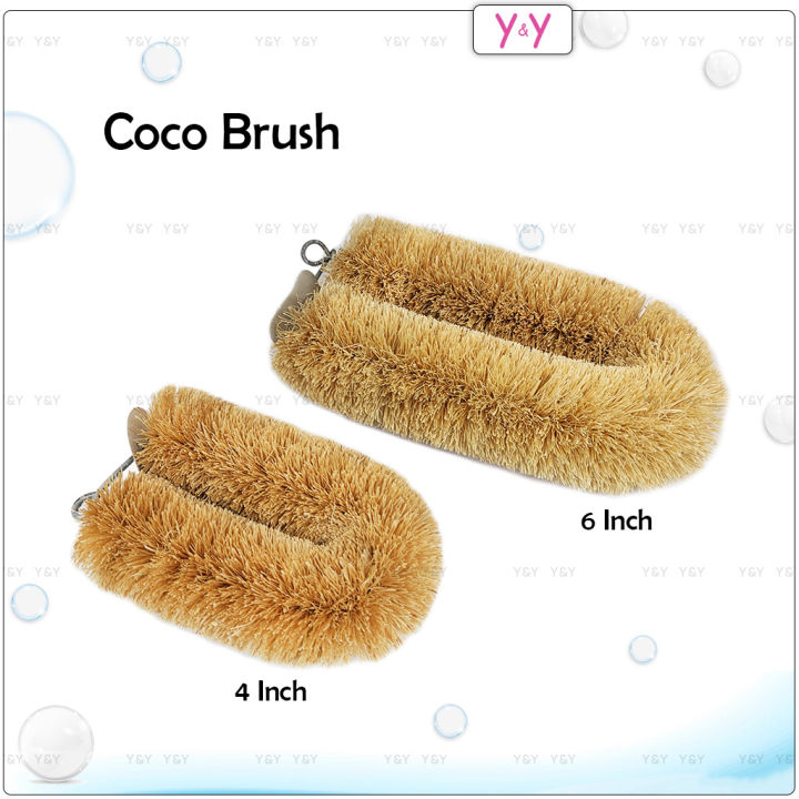 Arc En Ciel White Brush / Coco Brush / Coconut Fiber Cleaning Brush ...