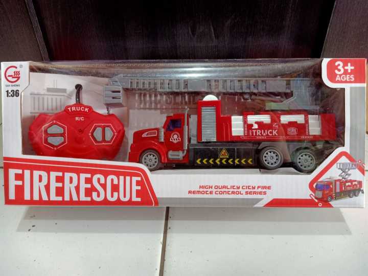 MAINAN ANAK MOBIL TRUK PEMADAM RC FIRE RESCUE 726-204 | Lazada Indonesia