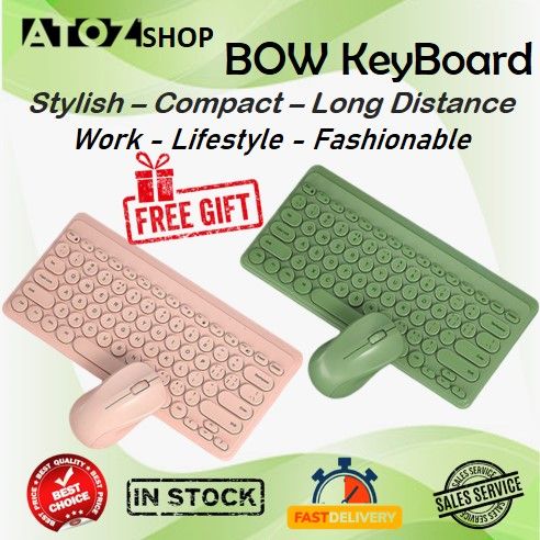 ORIGINAL BOW KEYBOARD/MINI WIRELESS KEYBOARD WIRELESS KEYBOARD & MOUSE ...